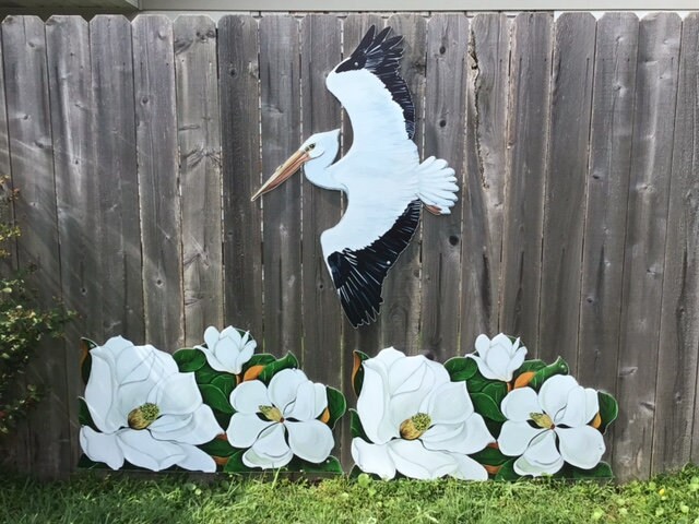 Magnolia Fence Panel - Etsy