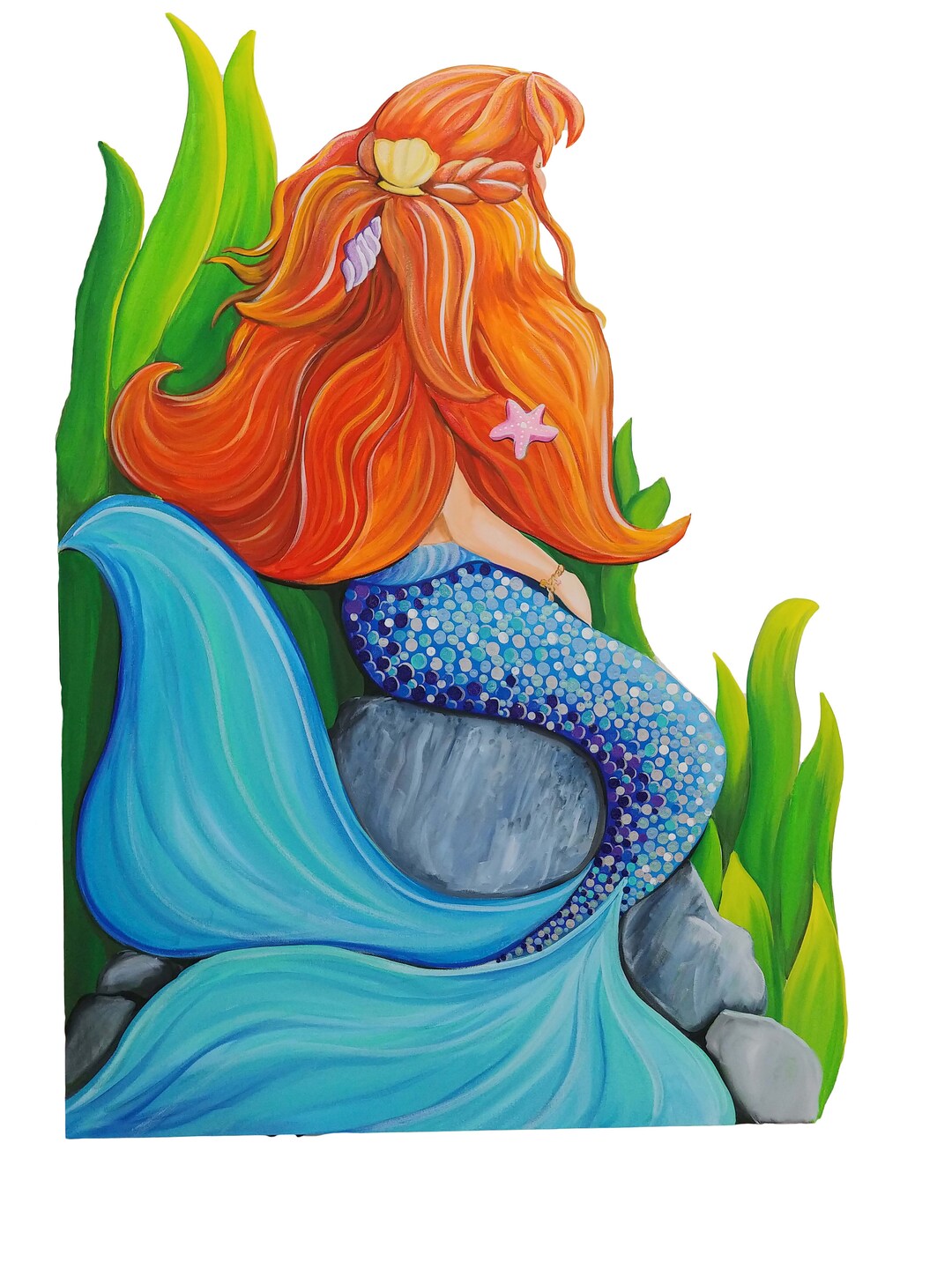 Mermaid Fence Panel - Etsy