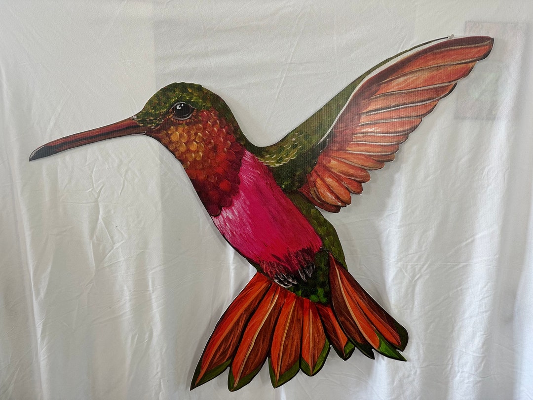 Hummingbird Fence Panel - Etsy