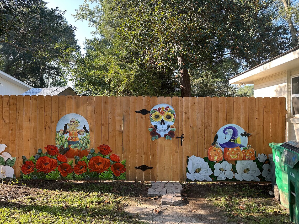 Magnolia Fence Panel - Etsy