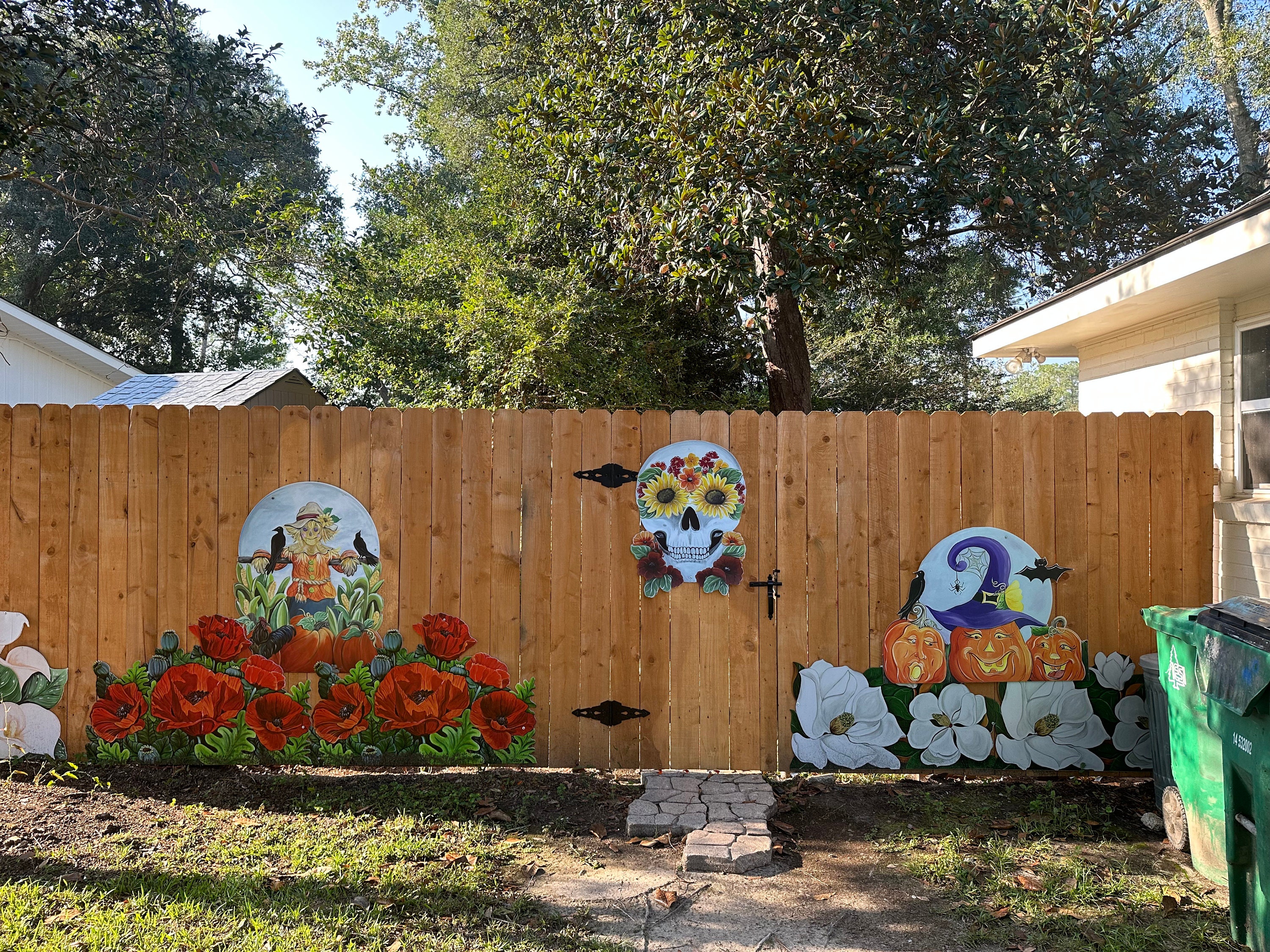 Magnolia Fence Panel - Etsy