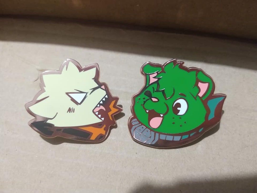 BAKUGRR N DEWOOF Hard Enamel PIN - Etsy