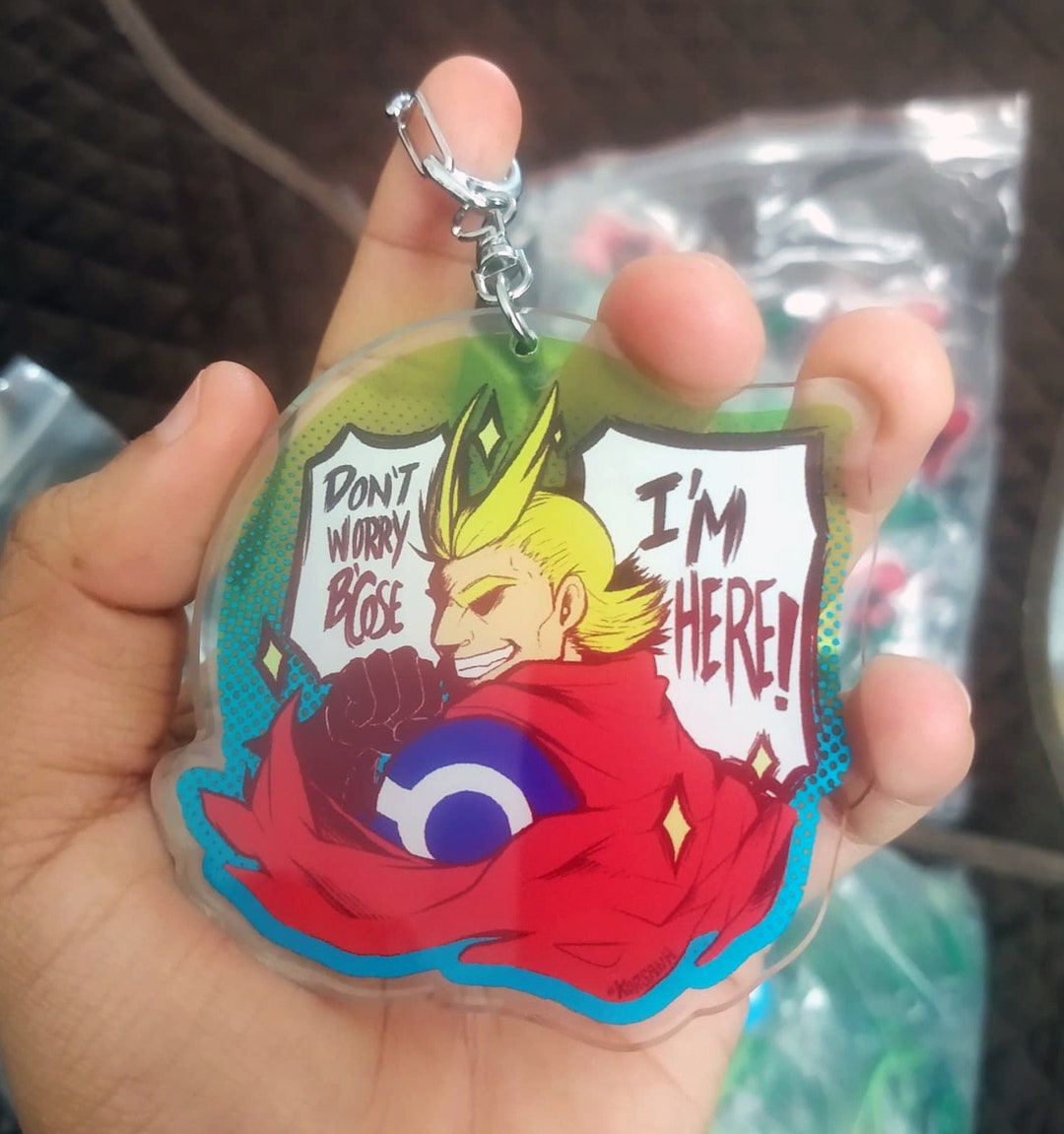 All MIGHT - Acrylic Keychain - Etsy