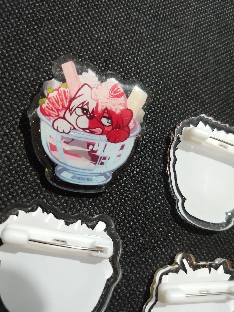 MHA ice cream doggies Acrylic PIN | Etsy