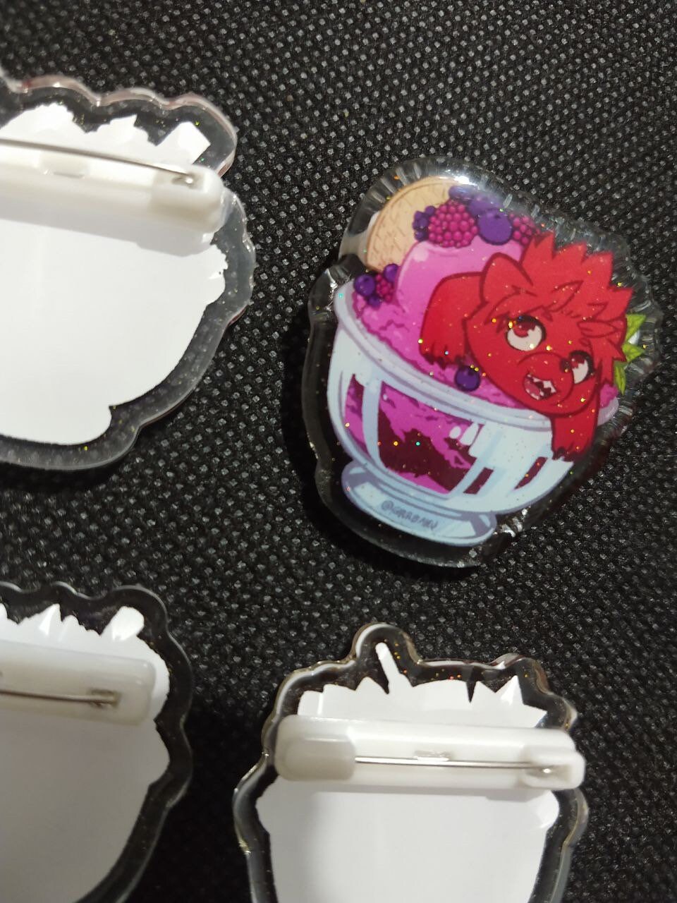 MHA ice cream doggies Acrylic PIN | Etsy