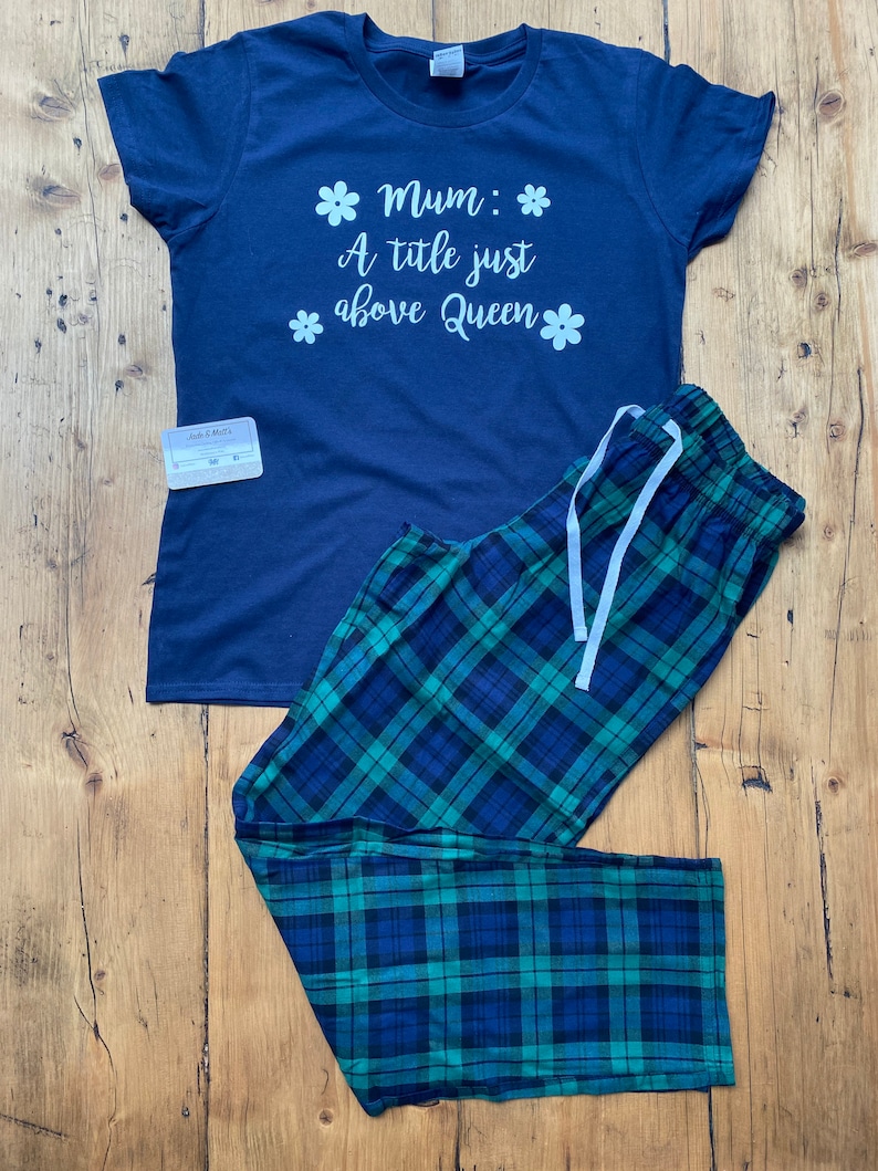 Mum Pjs Mam Pyjamas Mama Pjs Gift for Her - Etsy UK