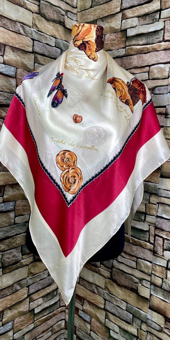 Freeshipping Rare silk scarf design for gift silk sca… - Gem