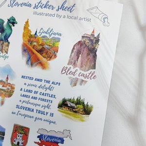 Travel Journal Scrapbooking Stickers | Set of Stickers Sticker Sheet ...