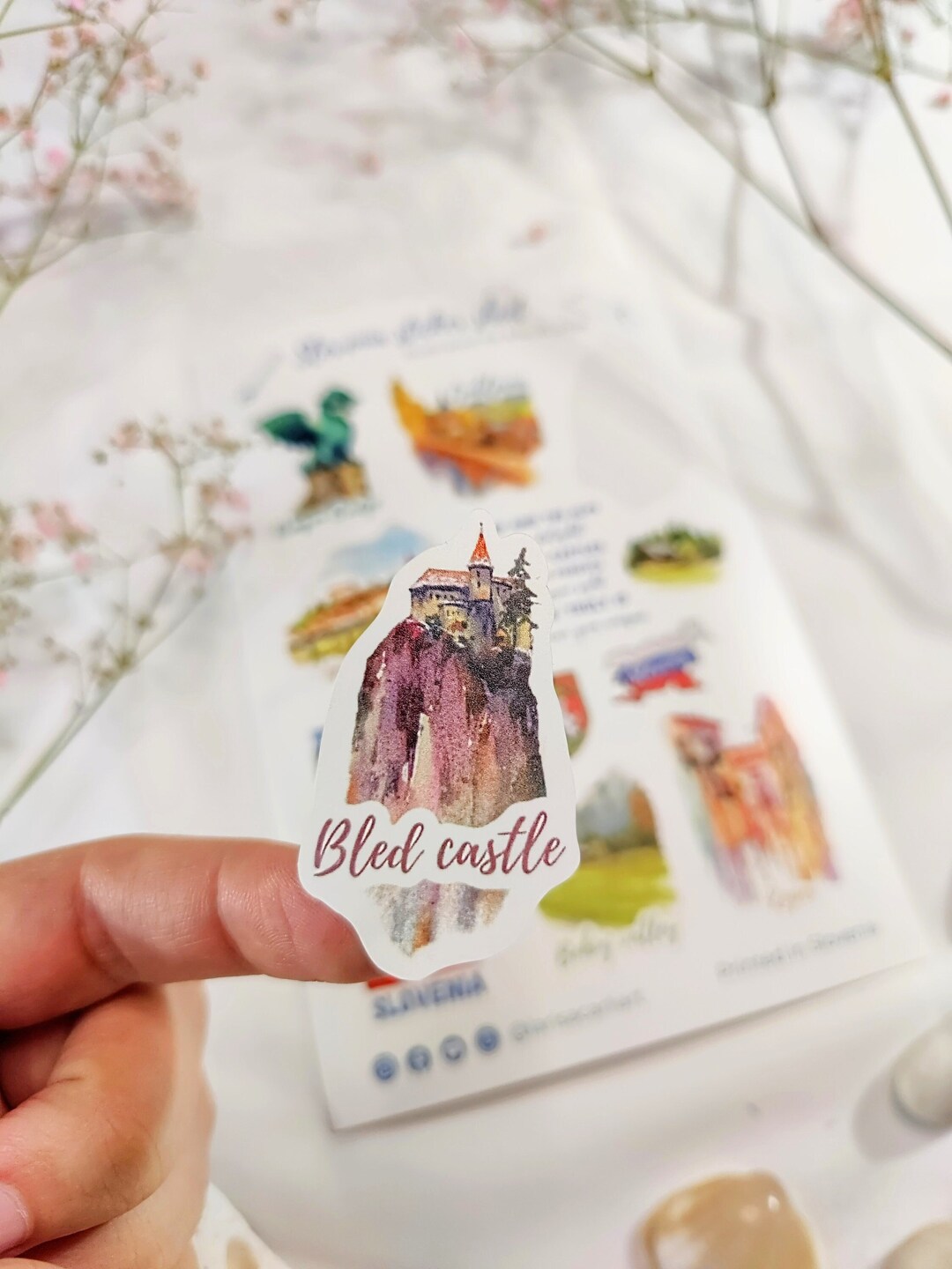 Slovenia City Landmarks Stickers | Journaling Stickers | City ...