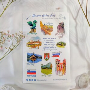 Travel Journal Scrapbooking Stickers | Set of Stickers Sticker Sheet ...