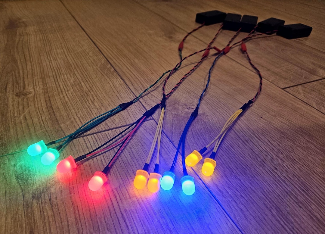 LED Glowing Eye Kit: Fursuit Costume Lights - Red, Green, Blue - Etsy