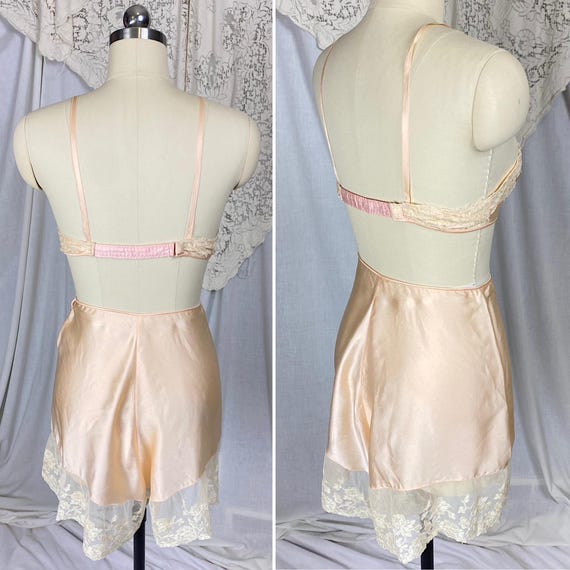 Vintage 1920's - 1930's Tap Pants & Bralette Lingerie… - Gem