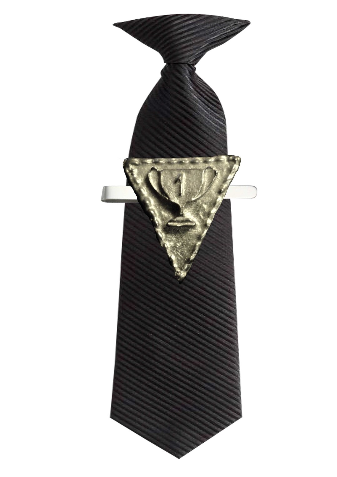 FT309 Sports Trophy Pennant 2.6x2.9cm Fine English Modern Pewter on a ...