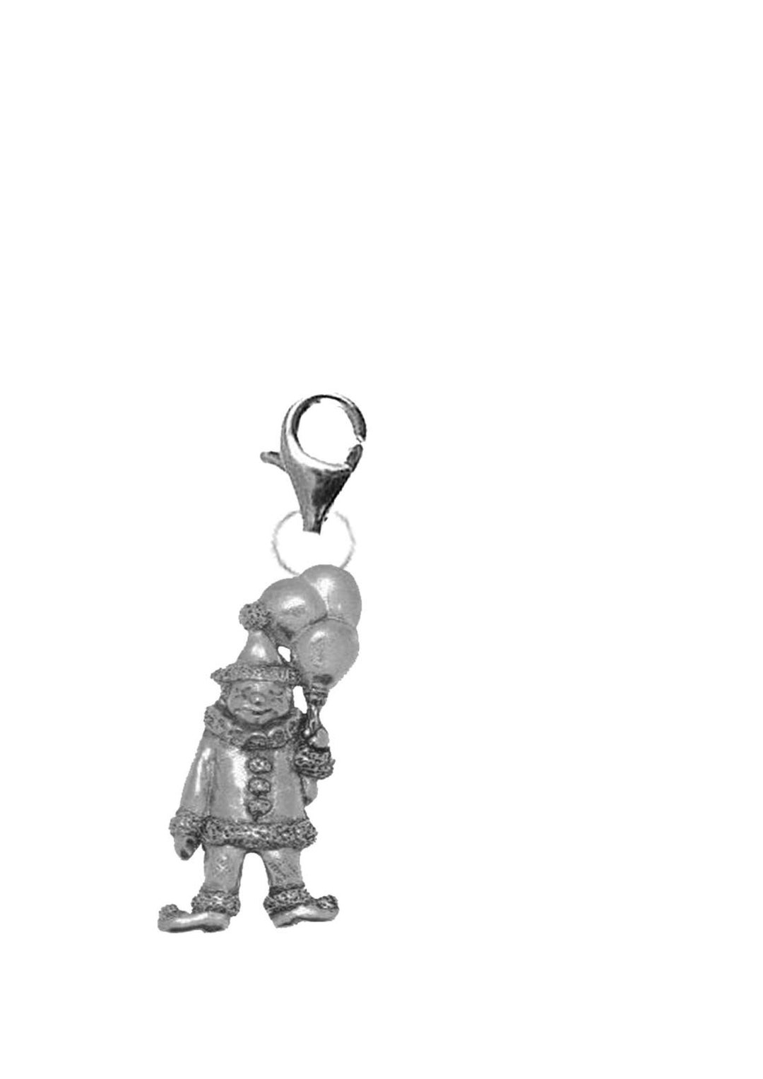 Pp-g10 Clown Fine English Pewter on a Sterling Silver 925 Trigger Clasp ...