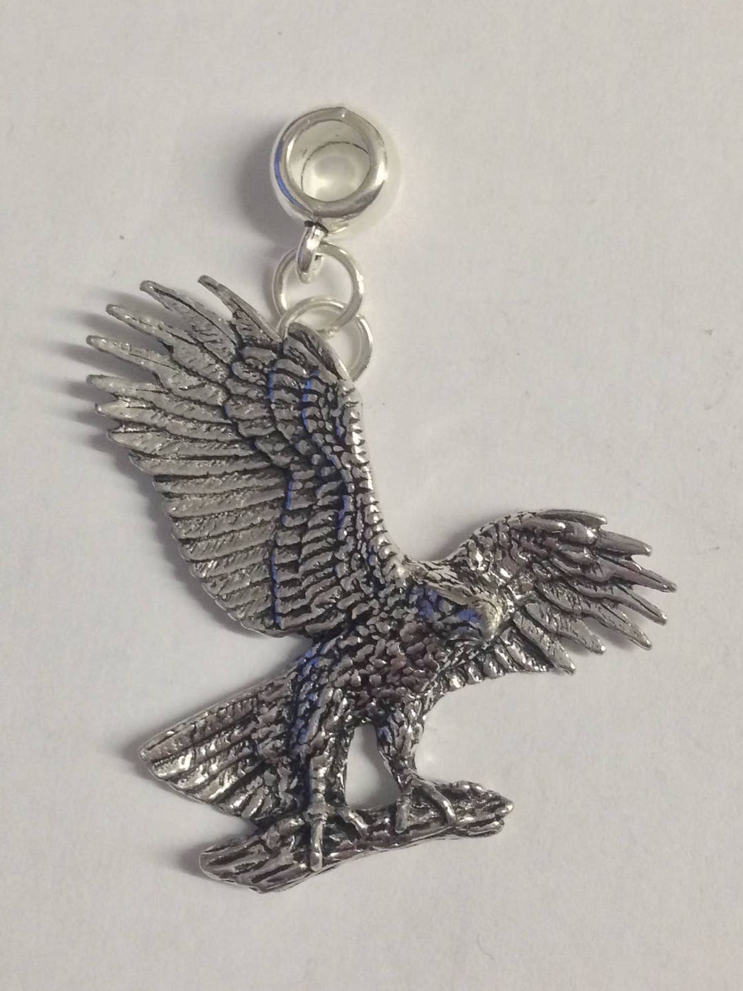 Hawk-eagle With 5mm Hole to Fit Pendant Charm Bracelet European Also ...