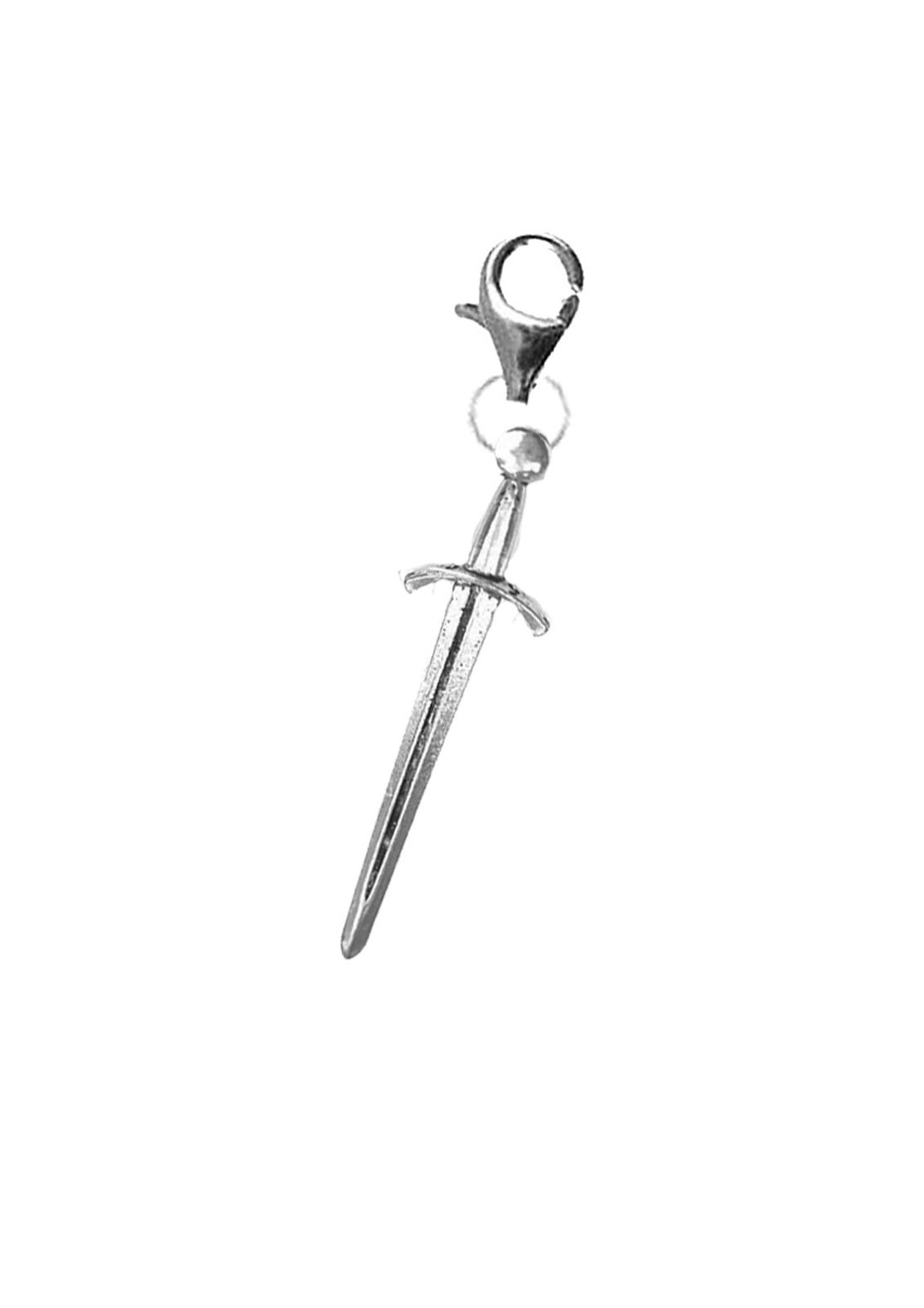 H3 Archer’s Sword Fine English Pewter on a Sterling Silver 925 Trigger ...