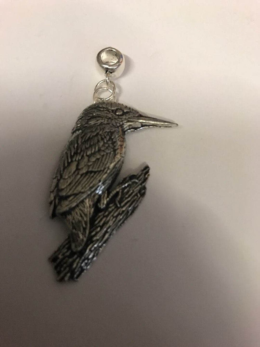 Kingfisher B5 Charm With 5mm Bail to Fit Pendant Bracelet, Pandora ...