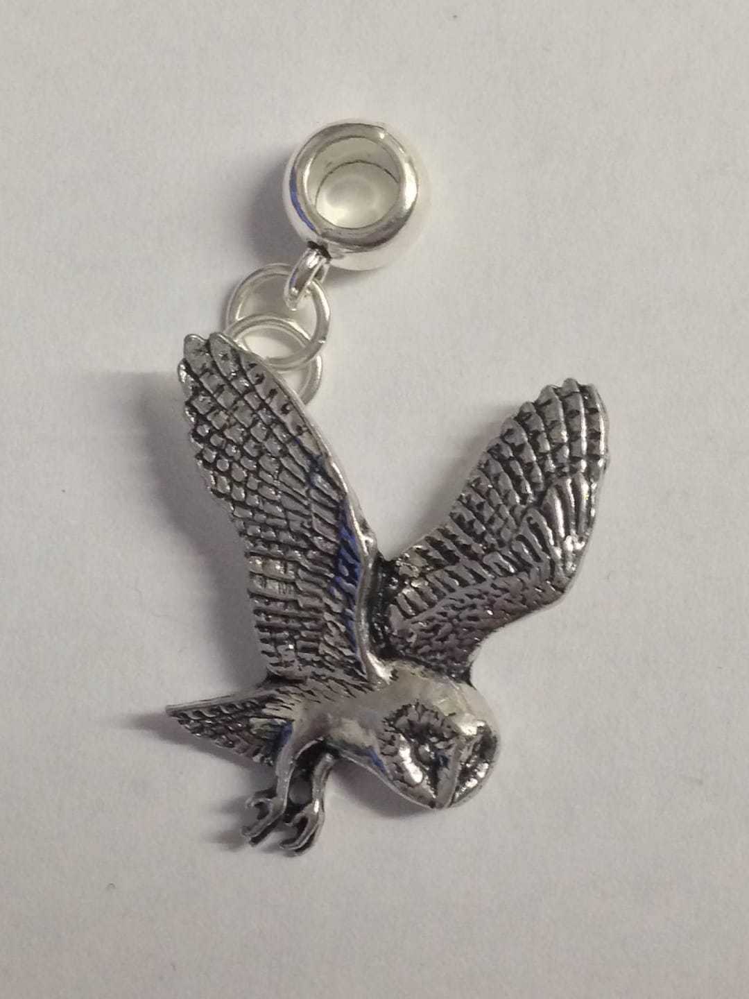 Barn Owl B19 Charm With 5mm Bail to Fit Pendant Bracelet, Pandora ...