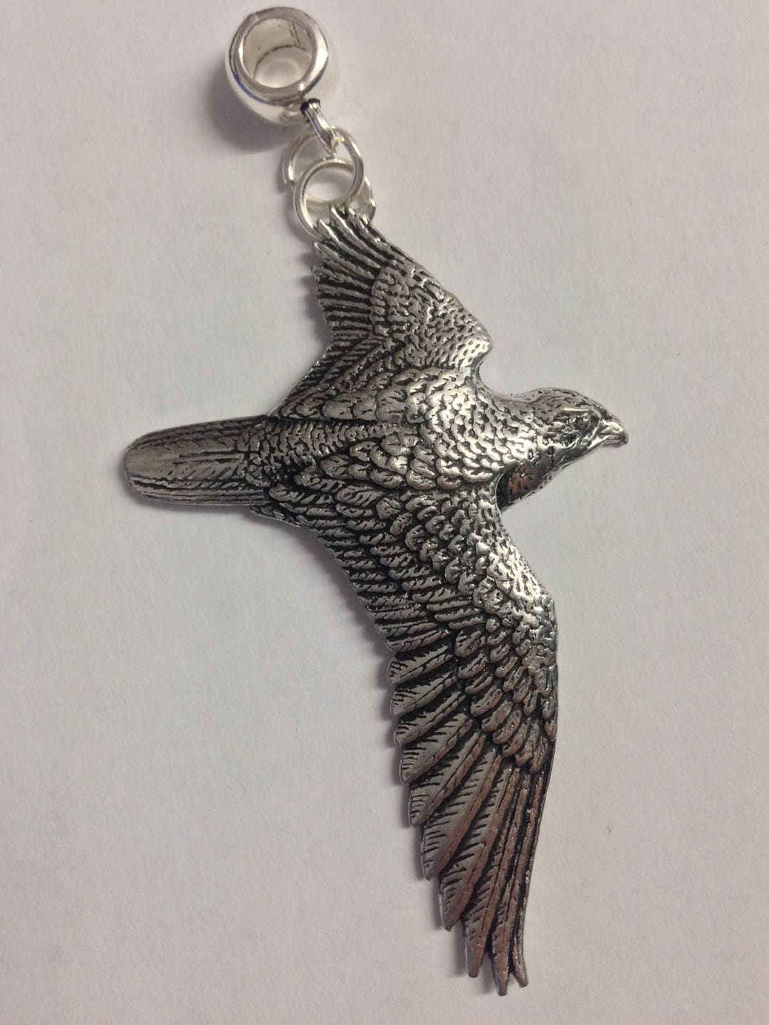 B1 Falcon Charm With 5mm Bail to Fit Pendant Bracelet, Pandora ...