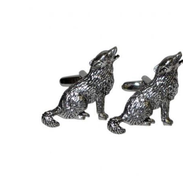 Wolf Cufflinks - Etsy