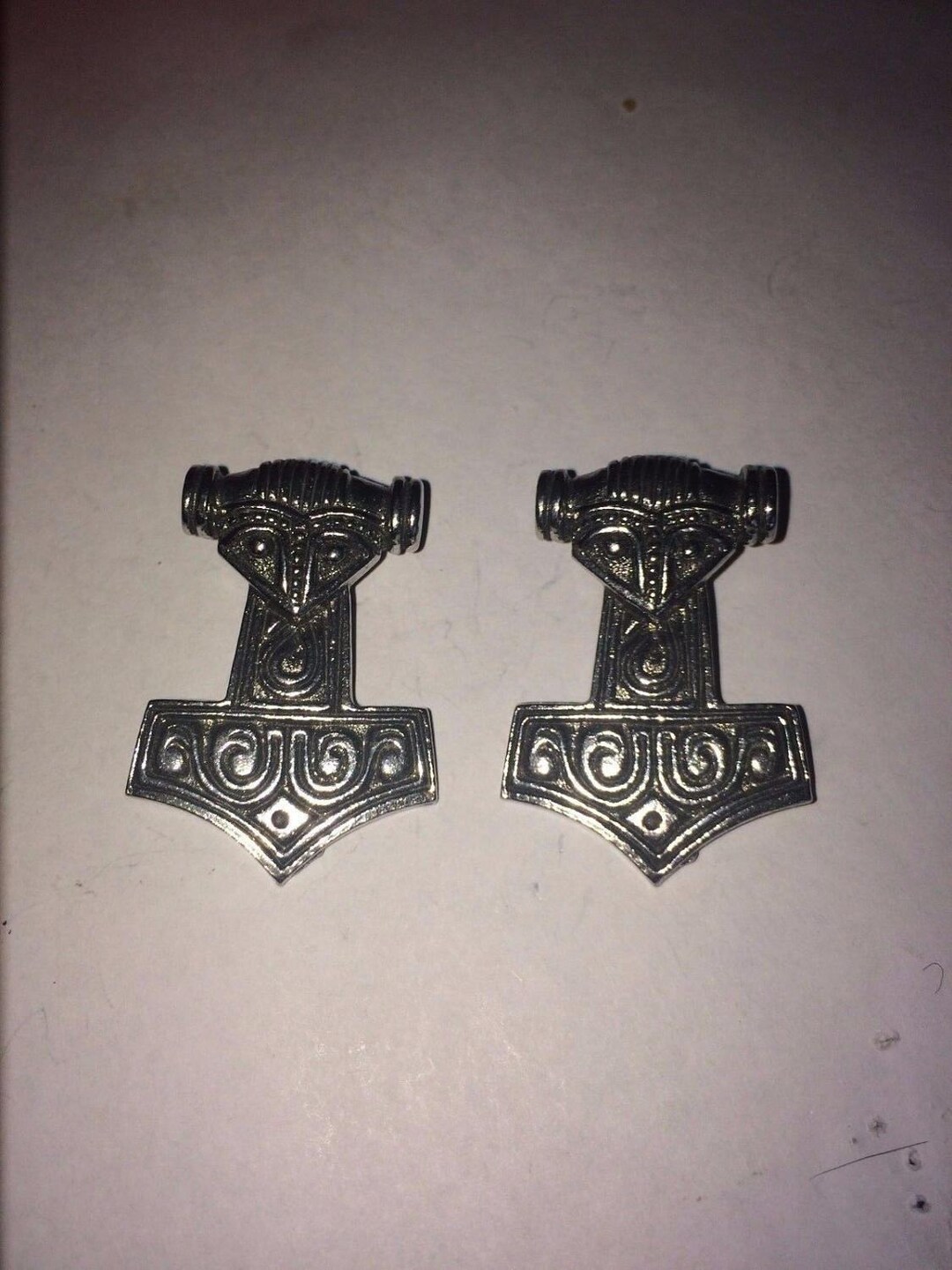 LARGE Thor Hammer W47 Pair of Cufflinks Made From English Modern Pewter ...