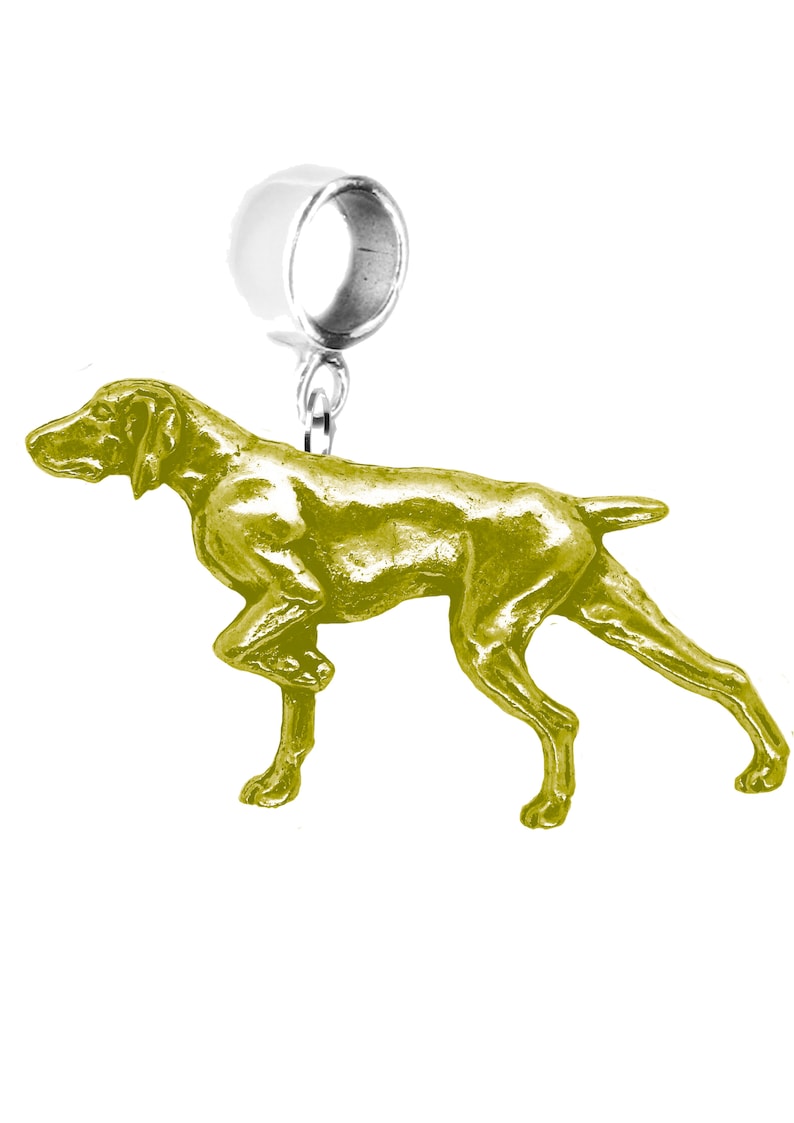 Pointer Dog A30 Charm With 5mm Bail to Fit Pendant Bracelet, Pandora ...