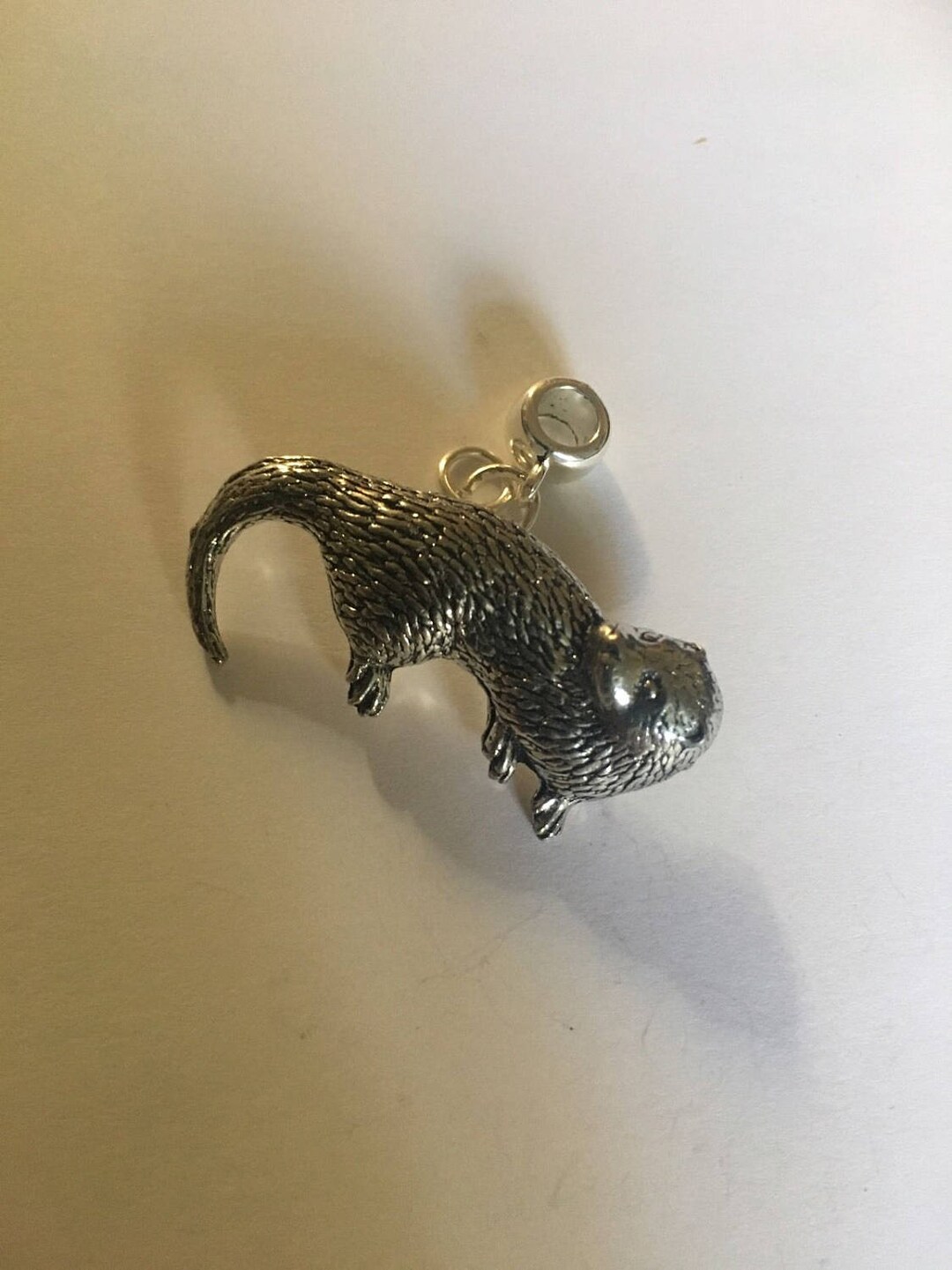 Otter Charm With 5mm Hole to Fit Pendant Charm Bracelet European Also ...