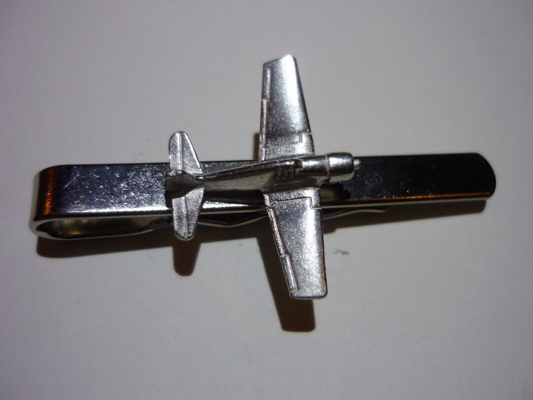 Grumman F6F Hellcat C90 Aircraft Aviation Pewter Cufflinks Tie Slide ...