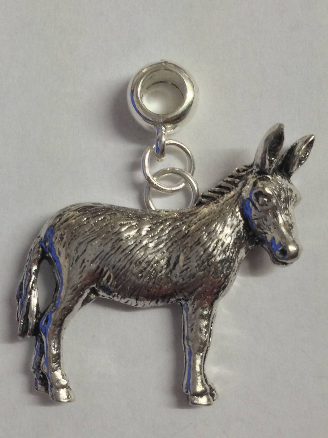 Donkey With 5mm Hole to Fit Pendant Charm Bracelet European Also Fits ...