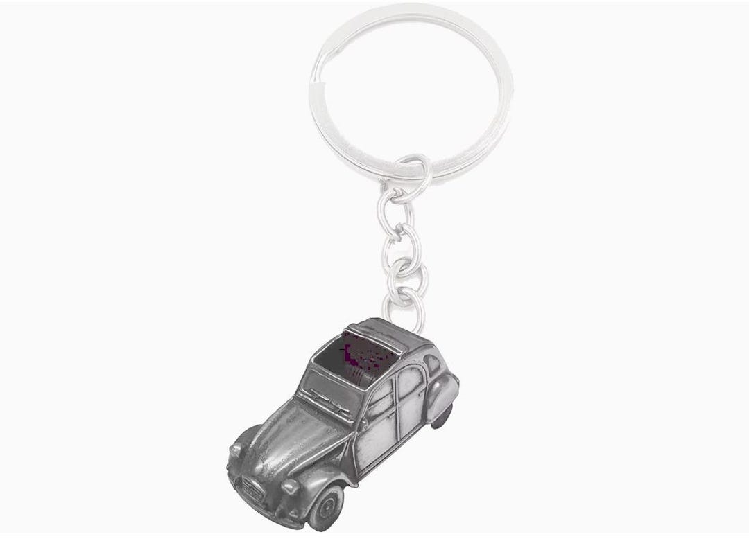 Classic French Car Pewter Effect 2cv Ref37 Car Keyring Classic Car - Etsy