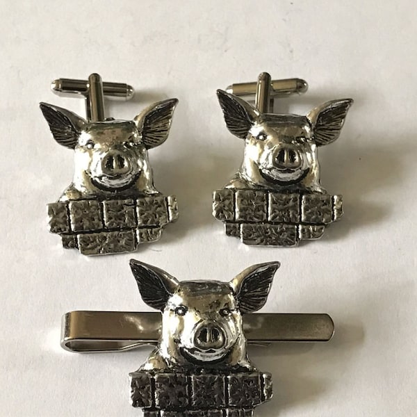 Pig Cufflinks - Etsy Canada