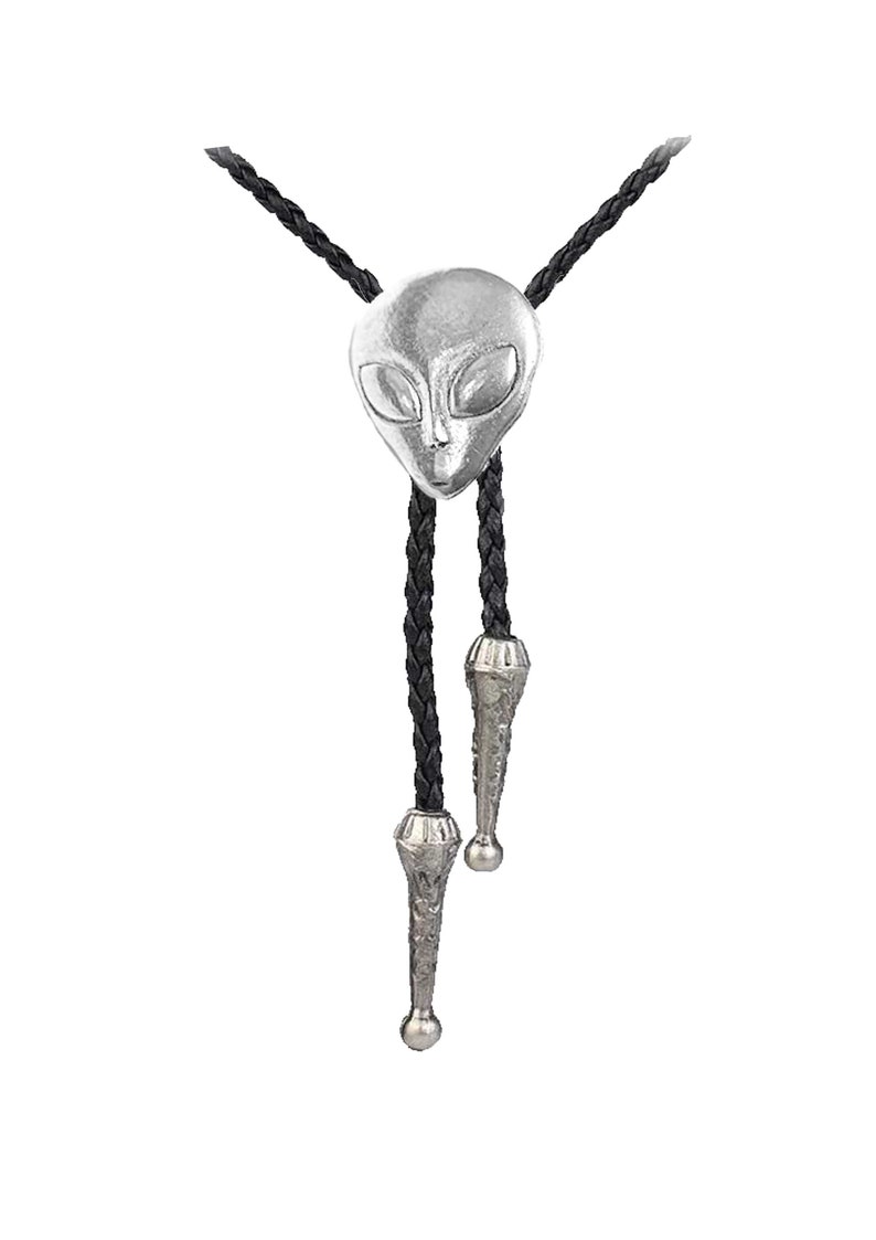 Alien PP-G21 2.1x2.6cm Fine English Pewter on Necklace Western Cowboy ...