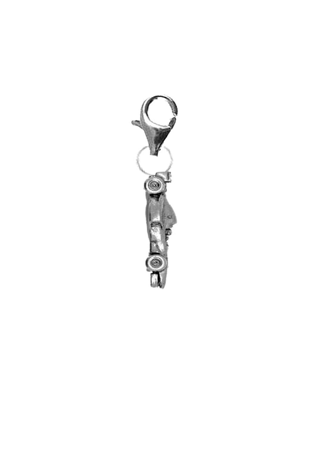 Pp-t05 Racing Car Fine English Pewter on a Sterling Silver 925 Trigger ...
