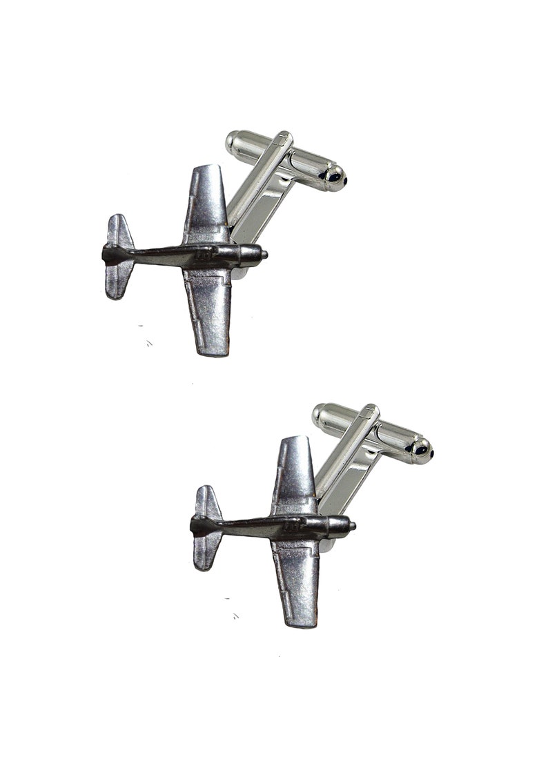 Grumman F6F Hellcat C90 Aircraft Aviation Pewter Cufflinks Tie Slide ...