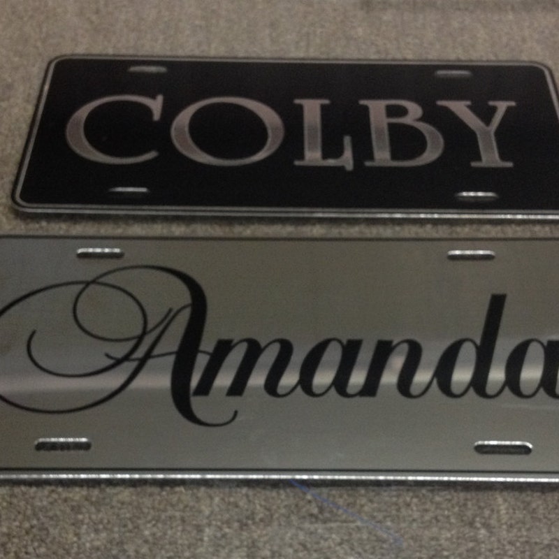 Custom Vanity Plates - Etsy