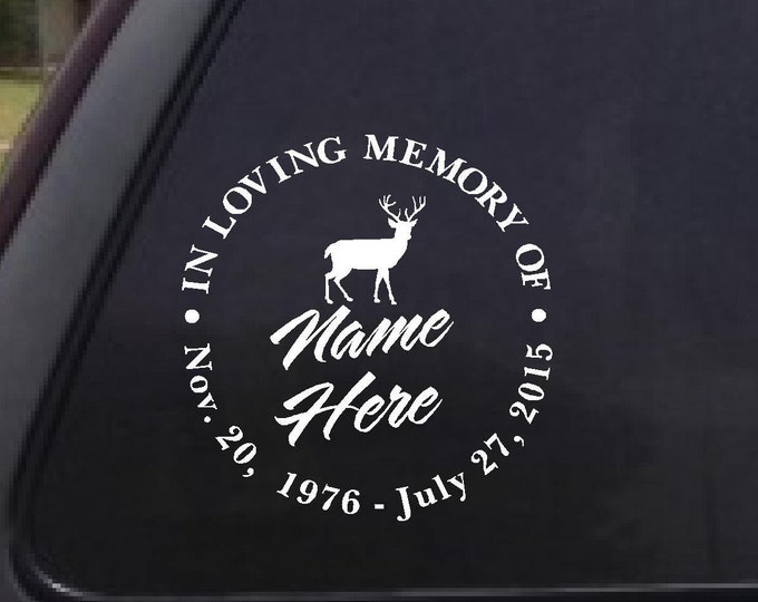In Memory Decals Various Styles and Colors - Etsy