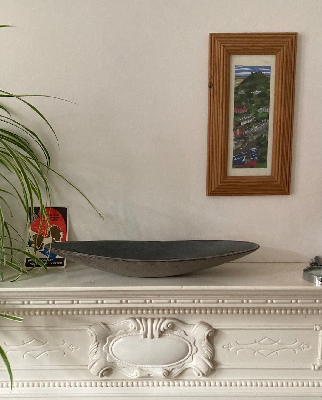 Vintage Boat-shaped Polperro Pottery Bowl by Frank and Angie Robinson ...