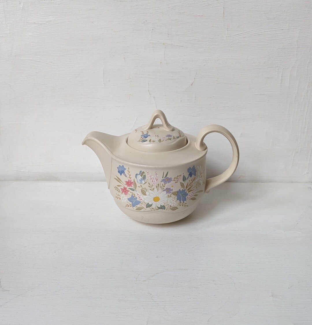 Poole Springtime Teapot, Vintage - Etsy