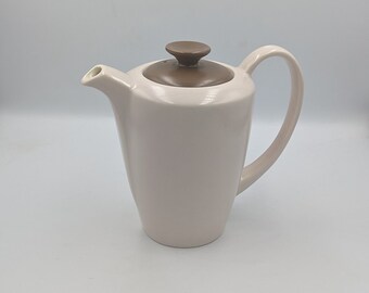 Vintage Poole Pottery Set of Six Cups and Saucers Early Twintone Sepia ...