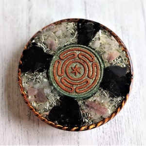 Hecate Wheel Labyrinth Orgone Charging Coaster With Tensor Technology ...