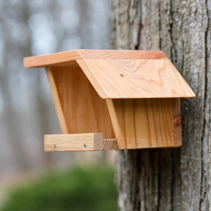 Eastern Phoebe Cedar Nest Box - Etsy