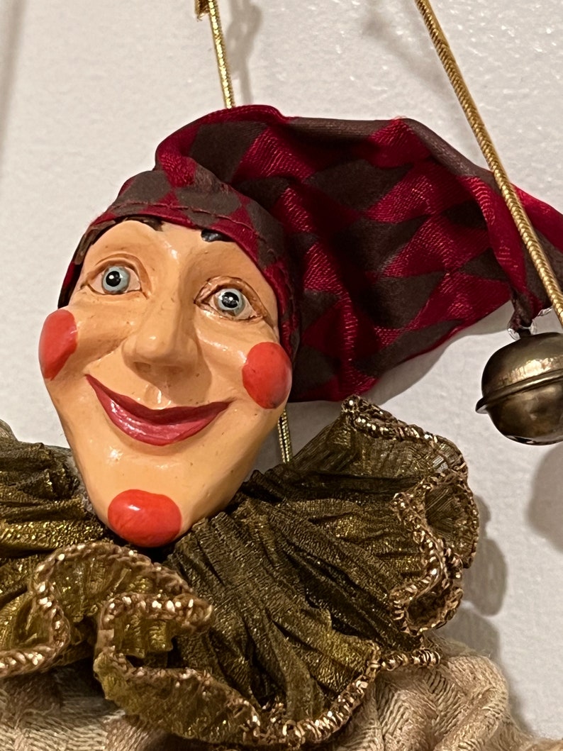 Vintage Mark Roberts Collectible Harlequin Jester Elf / - Etsy