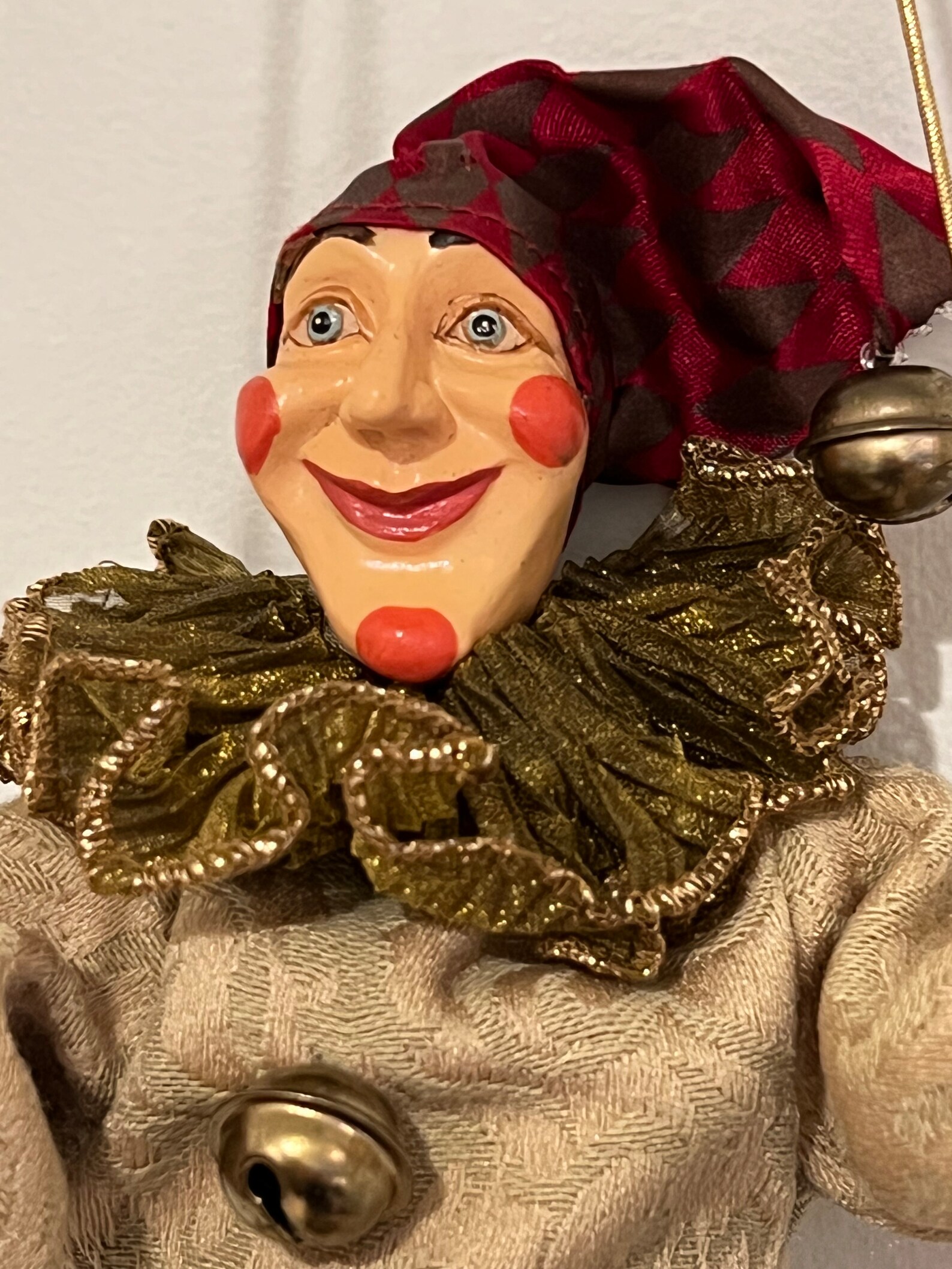 Vintage Mark Roberts Collectible, Harlequin Jester Elf / Marionette ...