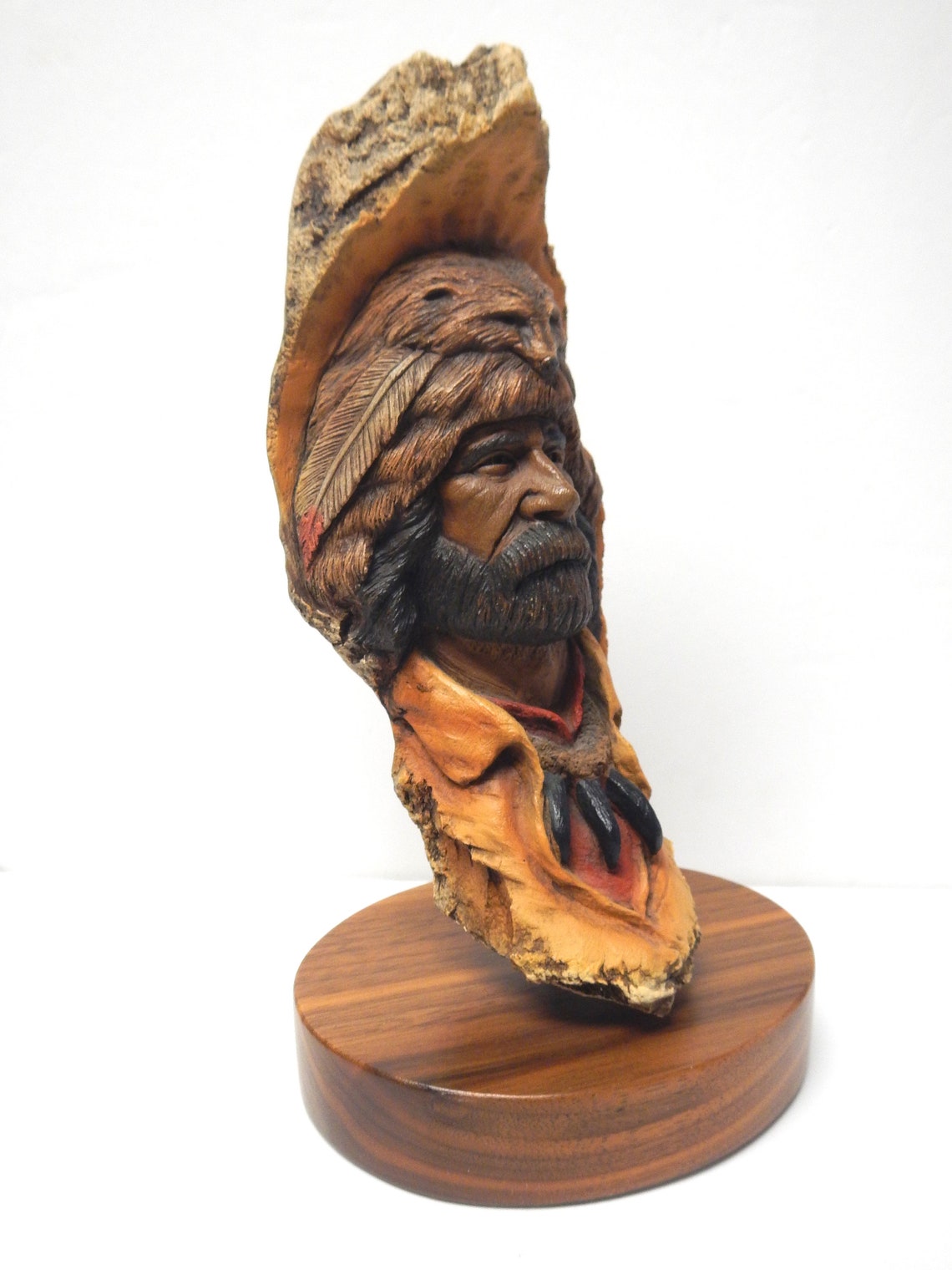 1985 Neil Rose Sculpture Jake The Mountain Man | Etsy