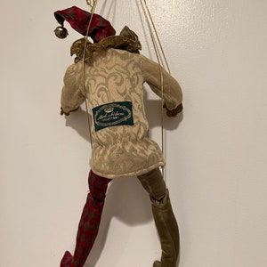 Vintage Mark Roberts Collectible, Harlequin Jester Elf / Marionette ...