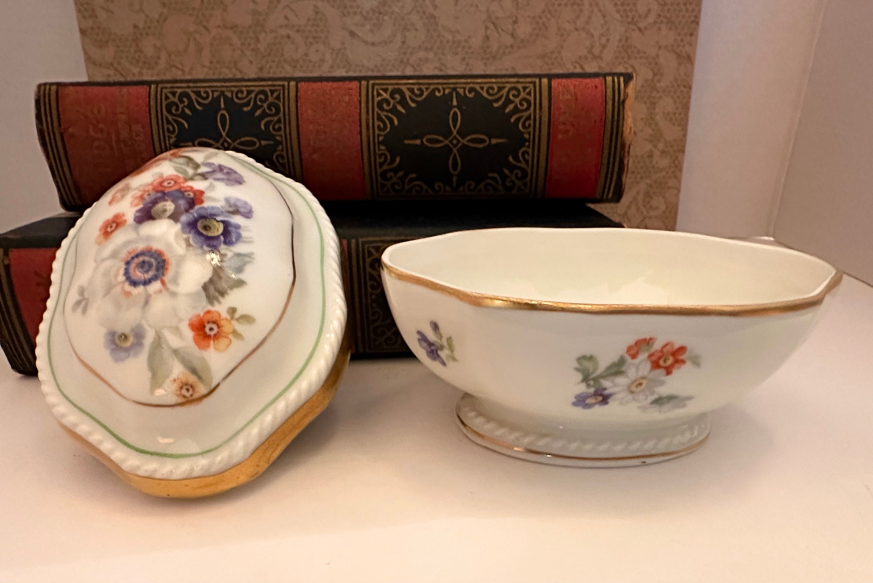Vintage 1910 Rosenthal Kronach, Hildegard Pattern, Art Deco Lidded ...