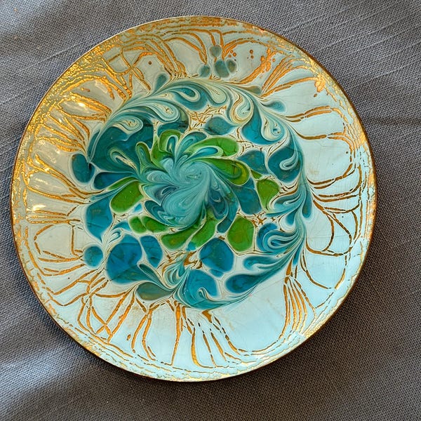 Enamel Copper Plate - Etsy