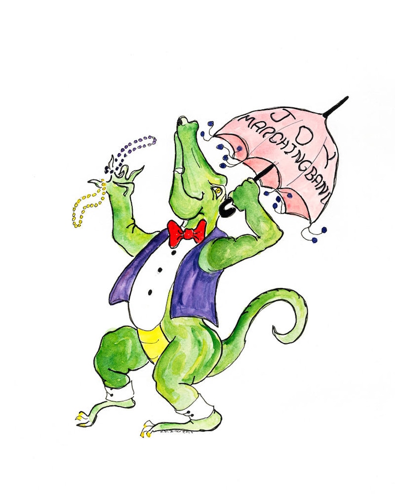 Louisiana, New Orleans, Mardi Gras, French Quarter, Gator, Alligator ...