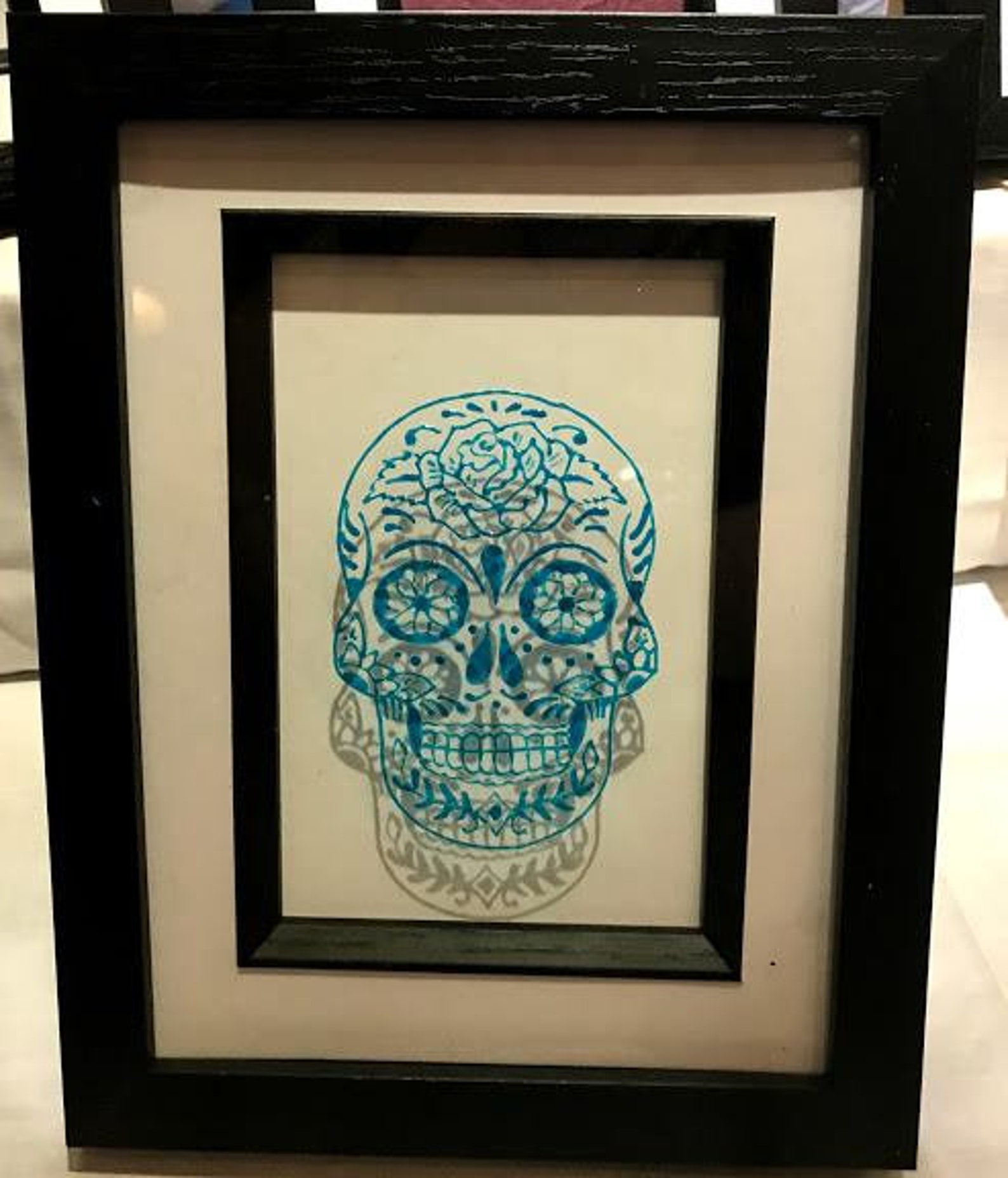 Sugar Skull Frame - Etsy