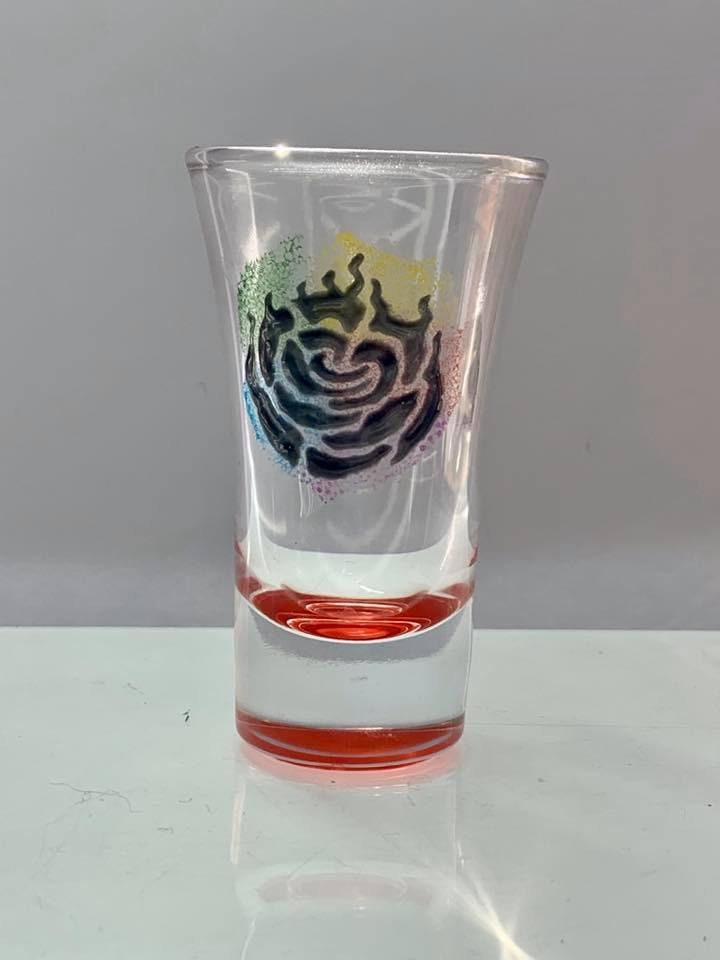 Ruby Rose Shot Glass - Etsy